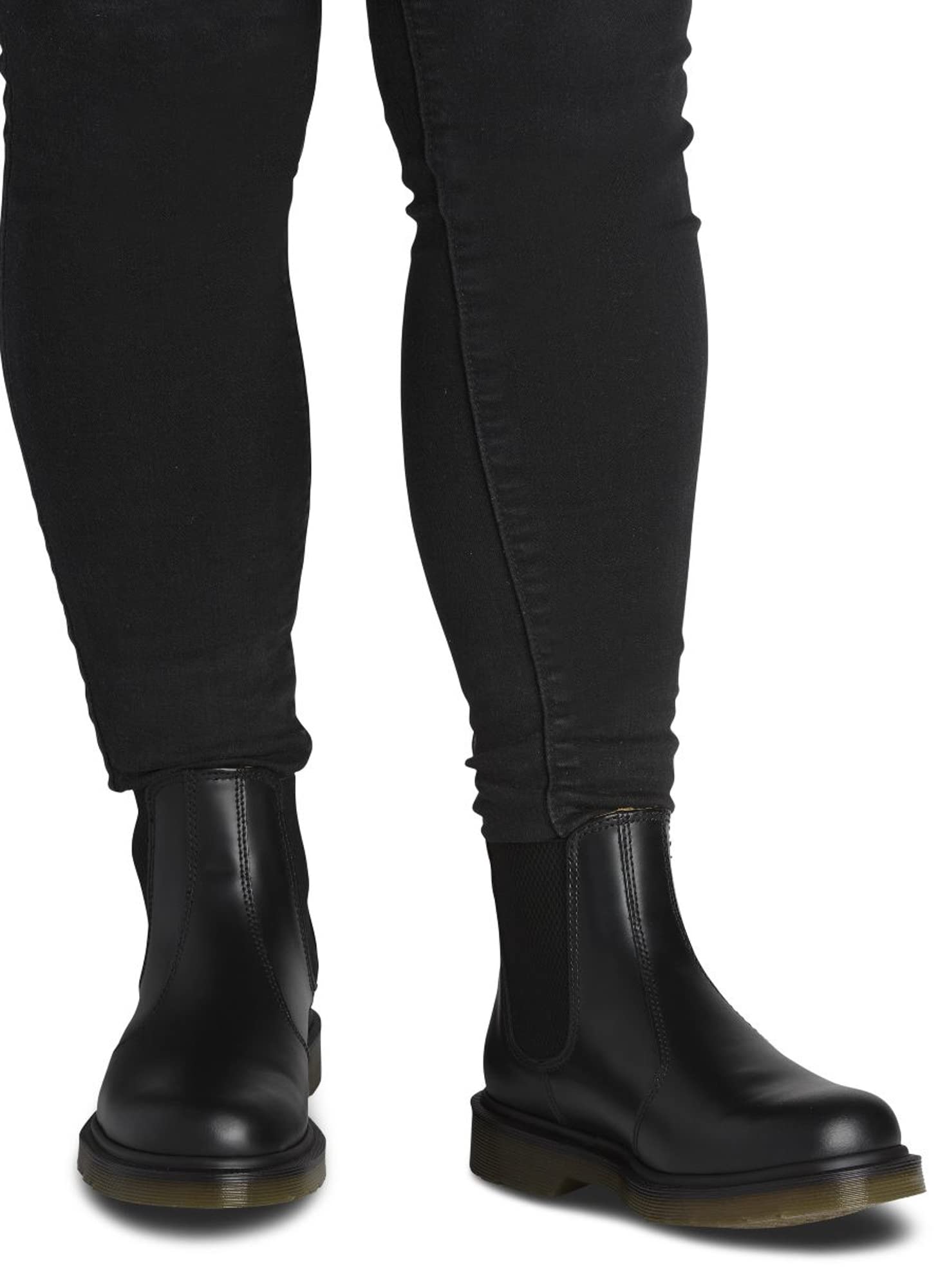 Dr. Martens Women's Leonore Burnished Wyoming Leather Boot, Black, 3 Medium UK (5 US)