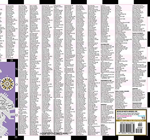 Streetwise San Francisco Map - Laminated City Center Street Map of San Francisco, California (Michelin Streetwise Maps)