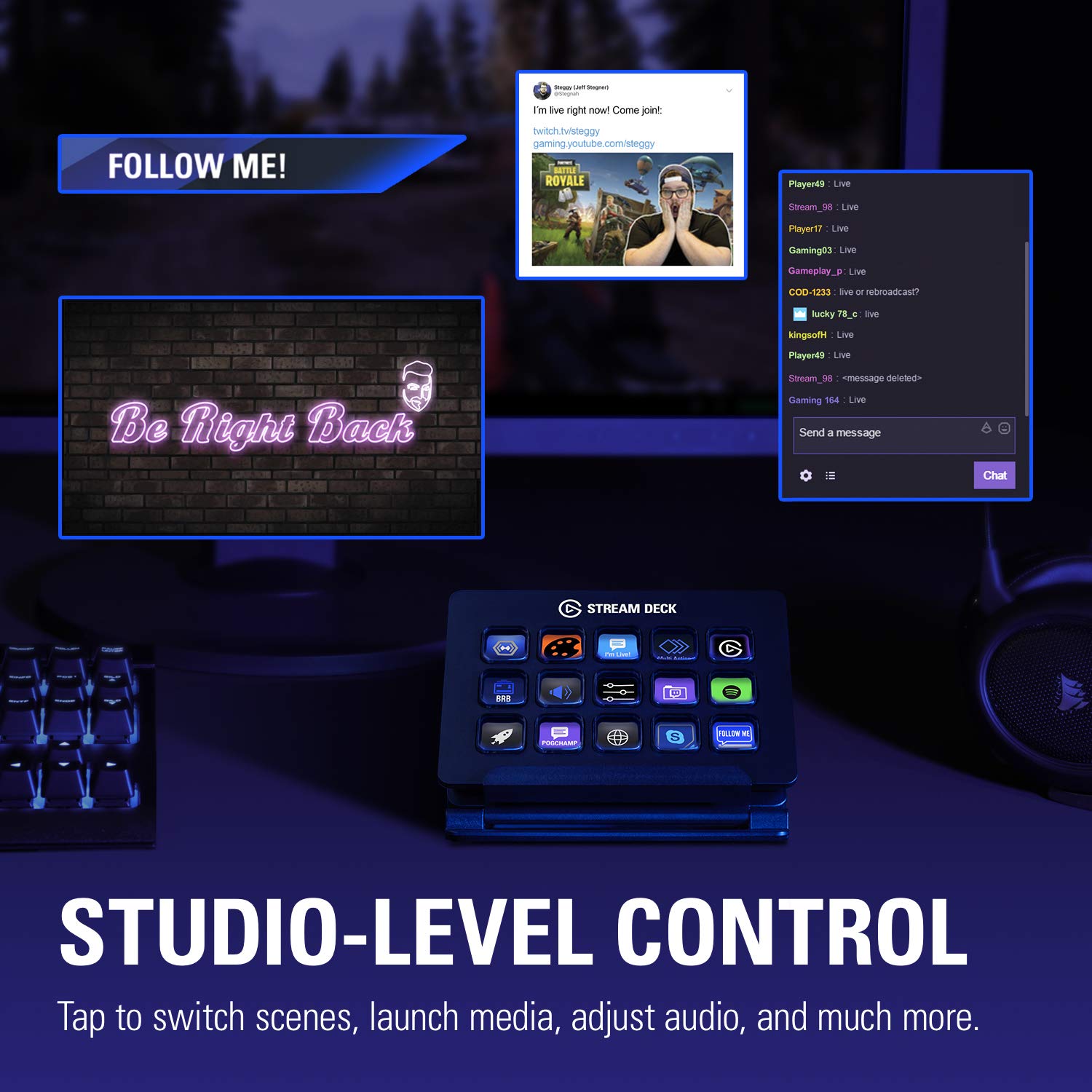 Elgato Stream Deck + Facecam Bundle