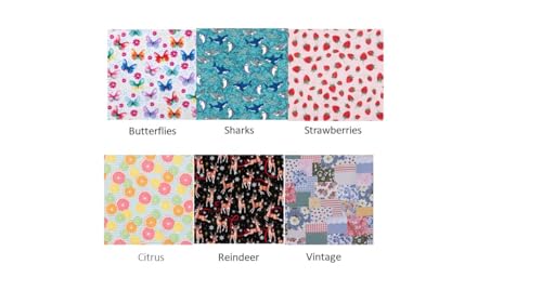 Lunchbox Small Kids Napkins, Pick Your Prints, 12x12 inches, Cotton Single Ply Napkins, Set of 6