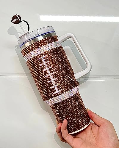Live Love Gameday® Crystal Football Blinged Out 40 Oz. Tumbler