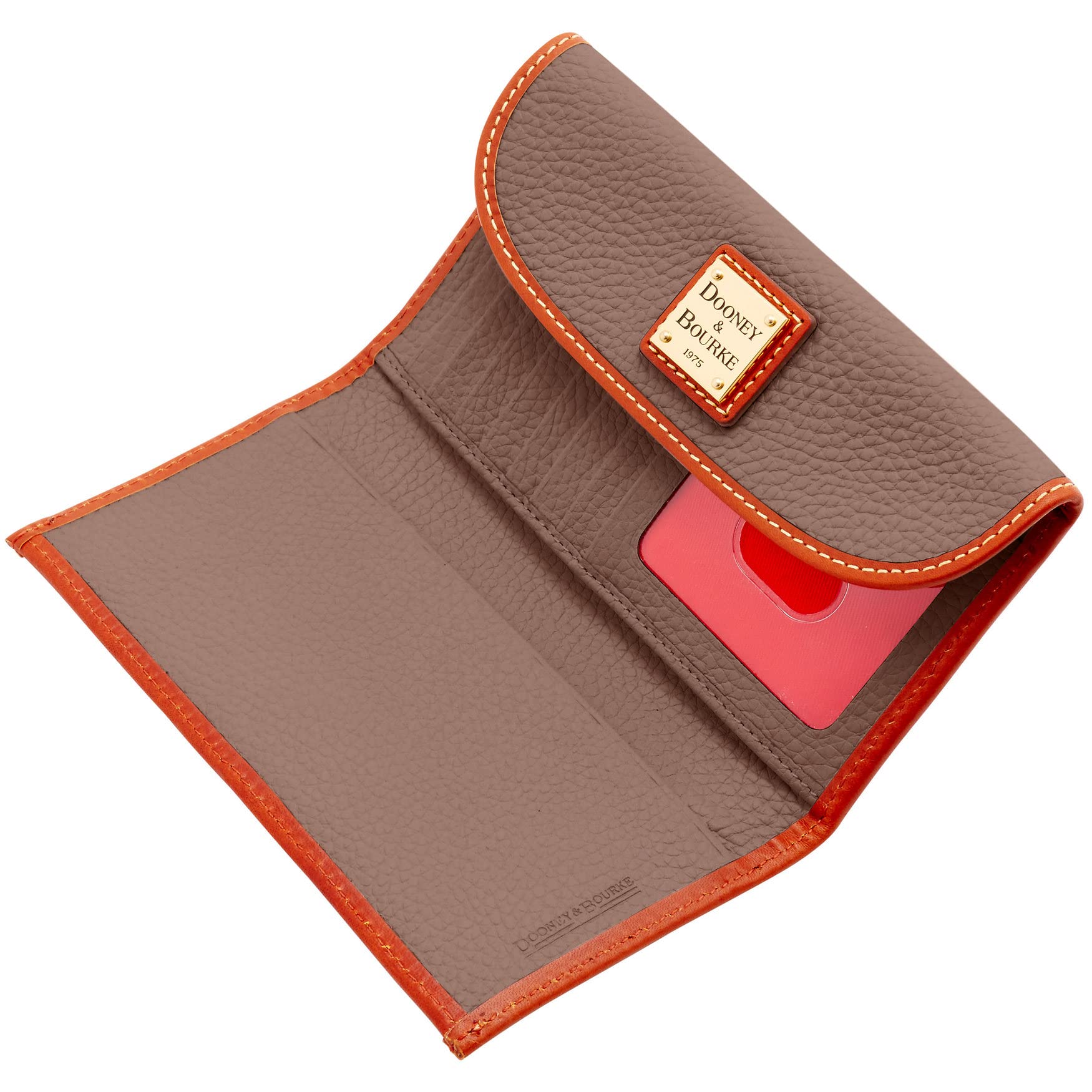 Dooney & Bourke Wallet, Pebble Grain Continental Clutch Wallet - Elephant