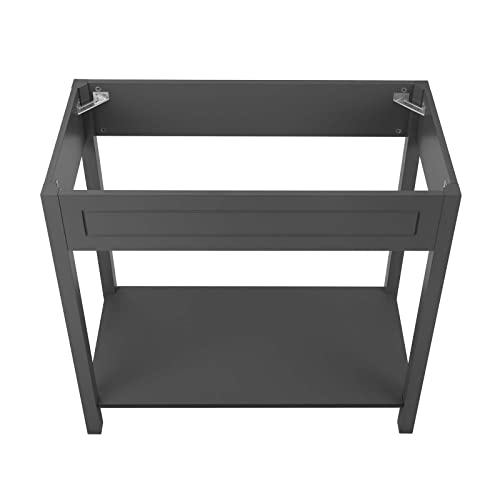 Modway Altura 36" Bathroom Vanity Cabinet (Sink Basin Not Included), 36 Inch, Gray