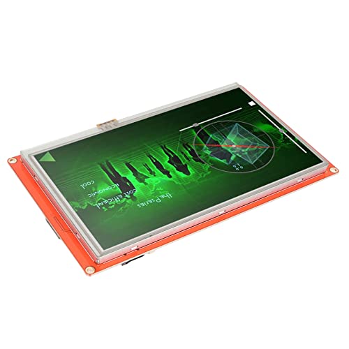 HMI Display, LCD Display Module RTC Function 200MHz MCU 7 Inch 8 GPIO for Car