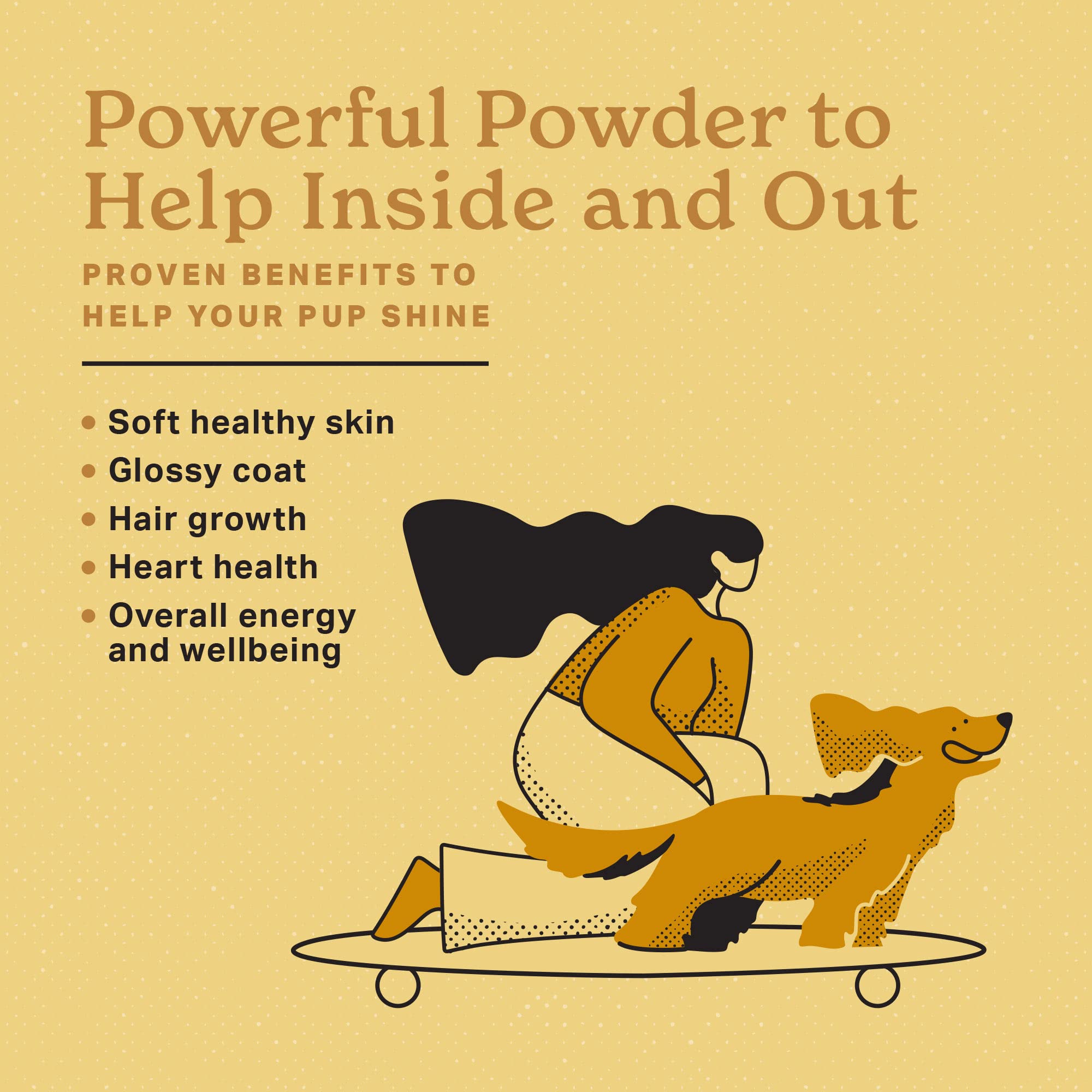 Missing Link Ultimate Skin and Coat Dog Supplement, 1 Pound each (Pack of 3)