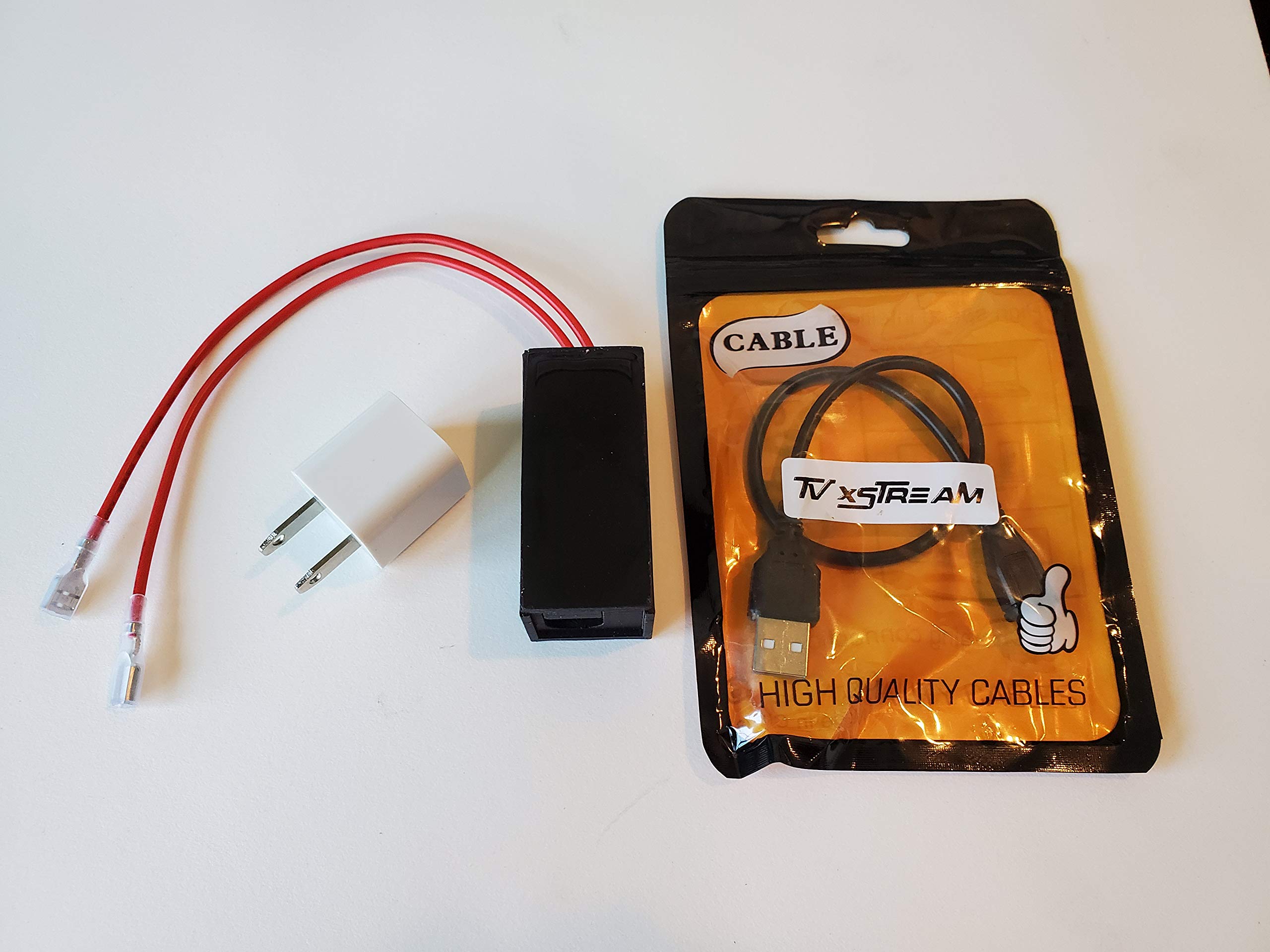Fireplace Remote Control WiFi Smart Switch ON/Off to Voice Activated Fireplace - 2 Wire Quick Connect for Easy installation for Millivolt Gas Valve, Electronic Spark Ignitions. 2.4Ghz pairing ONLY
