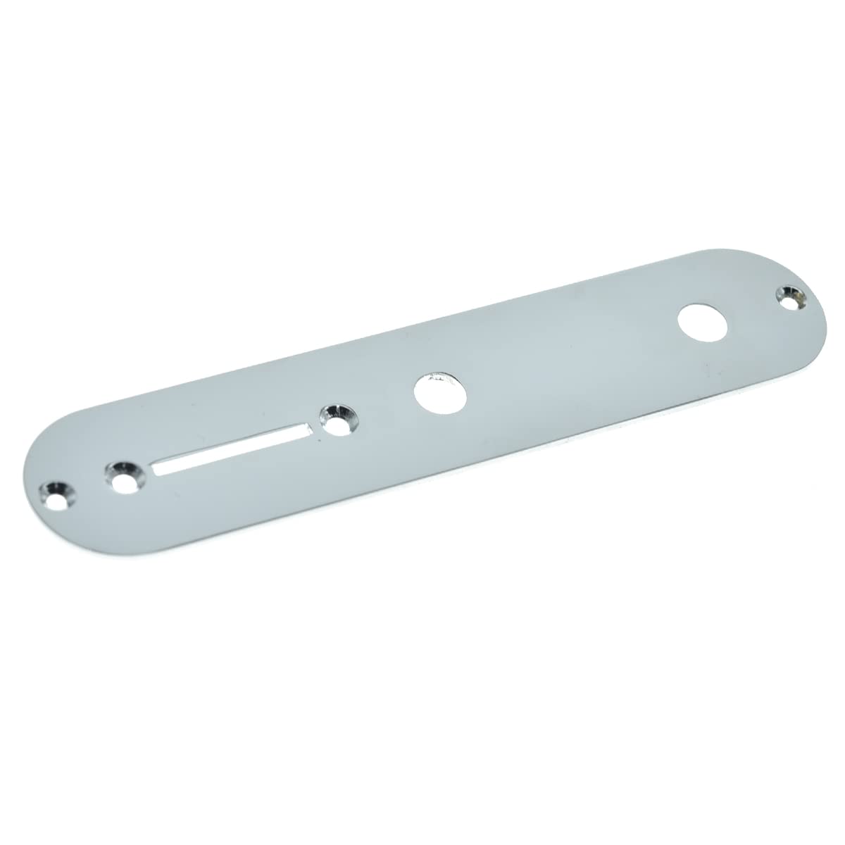 Dopro Tele Guitar Control Plate with 25/64" Diameter Pot Holes for Telecaster Guitar with CTS Pots Chrome