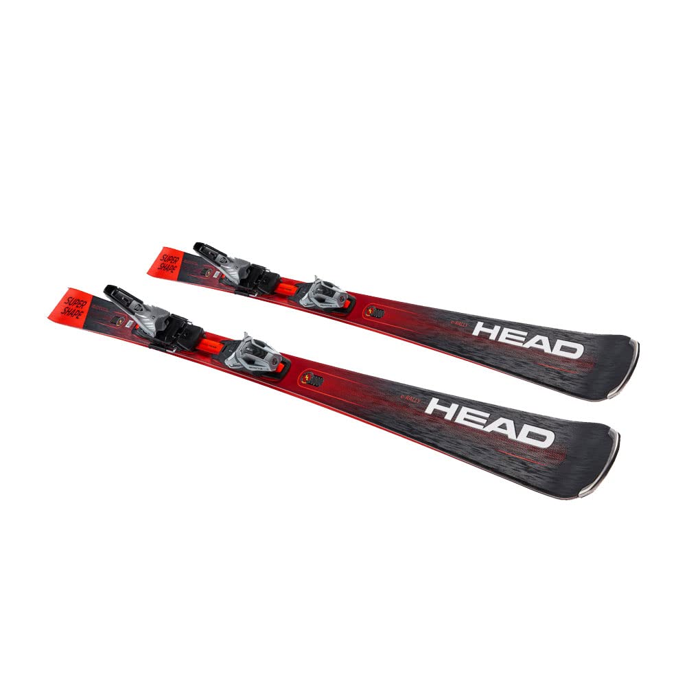 HEAD Unisex Supershape e-Rally SW SF-PR bk/nrd + PRD 12 GW BR.85[F] m.bk/FLA.rd, Size: 170