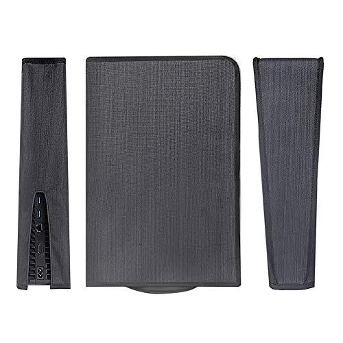 Pinson Premium Dust Cover for PS5 Sony Playstation 5 Console, Scratch-Resistant, Waterproof (Black)