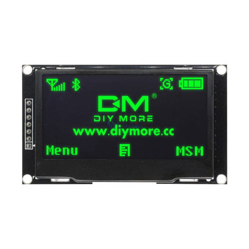 Green 2.42" 2.42 inch LCD Screen 128x64 OLED Display Module IIC I2C SPI Serial 12864 OLED Display for C51 STM32 SPD0301