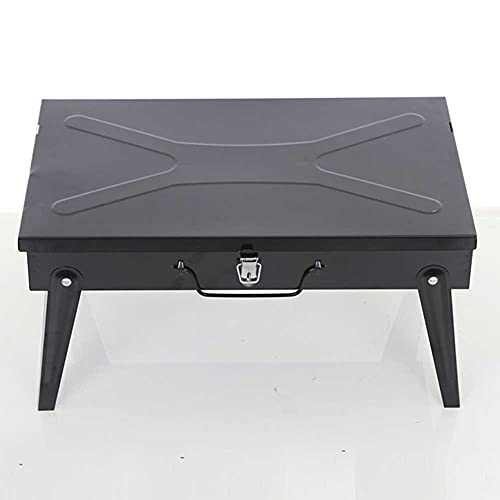 RJMOLU Portable BBQ Foldable Barbecue Grills for 3-5 Person, Outdoor Garden Charcoal Barbeque Burner Oven in Patio Party Cooking Picnic