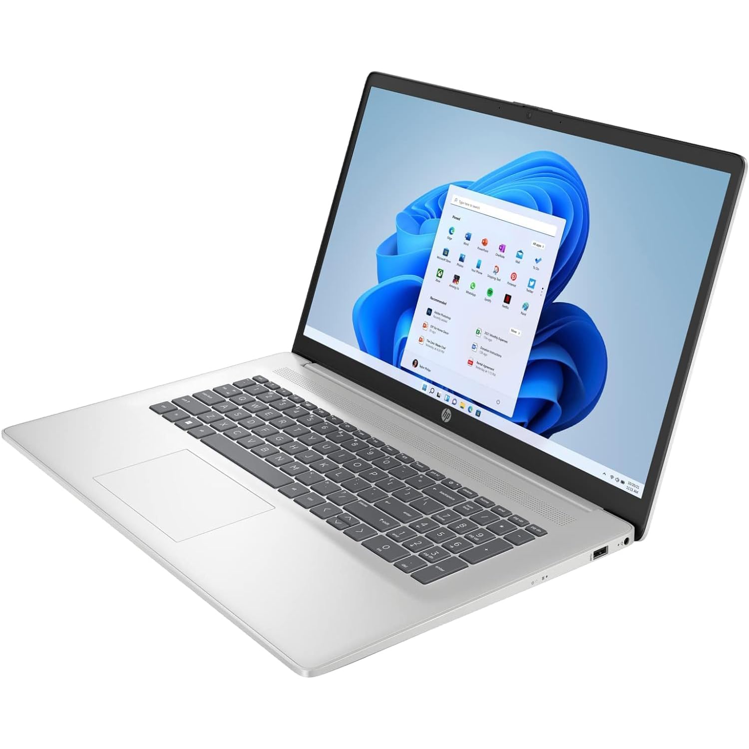 HP 17 Laptop Computer, 17.3" FHD, 13th Gen Intel 10-Core i5-1335U CPU (Beat i7-1270P), 4GB DDR4 RAM, 128GB PCIe SSD, Intel Iris Xe Graphics, WiFi 6, BT 5.3, Backlit Keyboard, Windows 11 Pro, Tichange