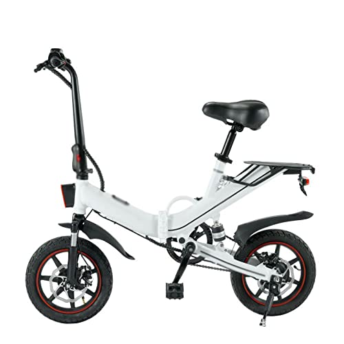 IEASEzxc Bicycle Motor Electric Mountain Bike 16 Inches Tyres Folding Bicycle