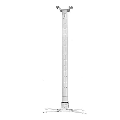 SCREENPRO Projector Mount Universal Full Motion Ceiling Bracket with Adjustable Height 33 inch to 59 inch, 22lb Max Weight and Extendable Arms Tilt Swivel Mount for Home and Office Projector
