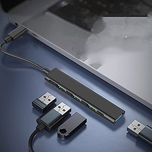 LILMOU Multi-Port USB Type-C Hub Adapter Card Reader High-Speed Type C Mini USB-Hub Extension Cable