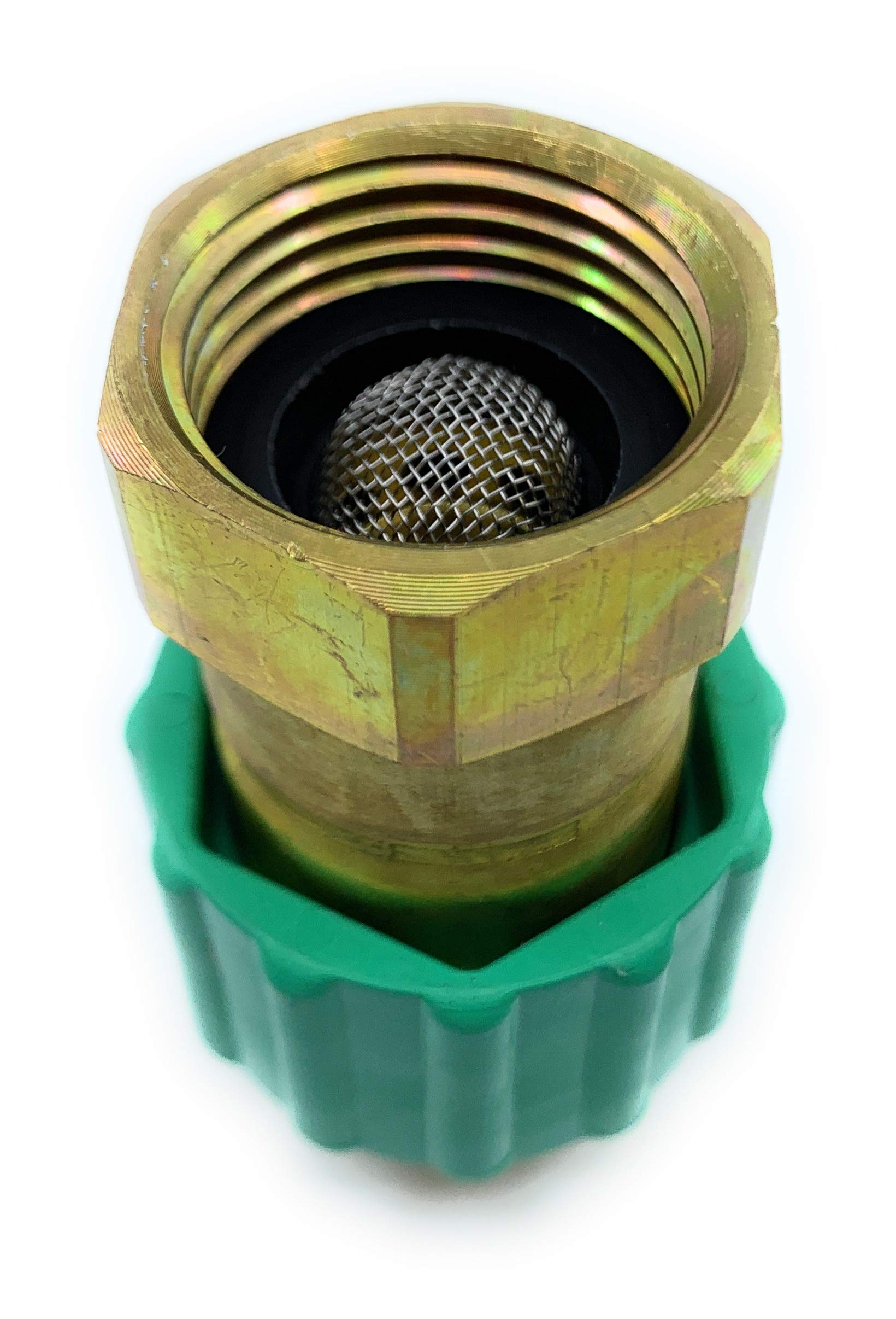 Fairview RV Water Pressure Regulator - High Flow @ 55 PSI, Lead-Free Design, Heavy Duty Brass, Screened Washer