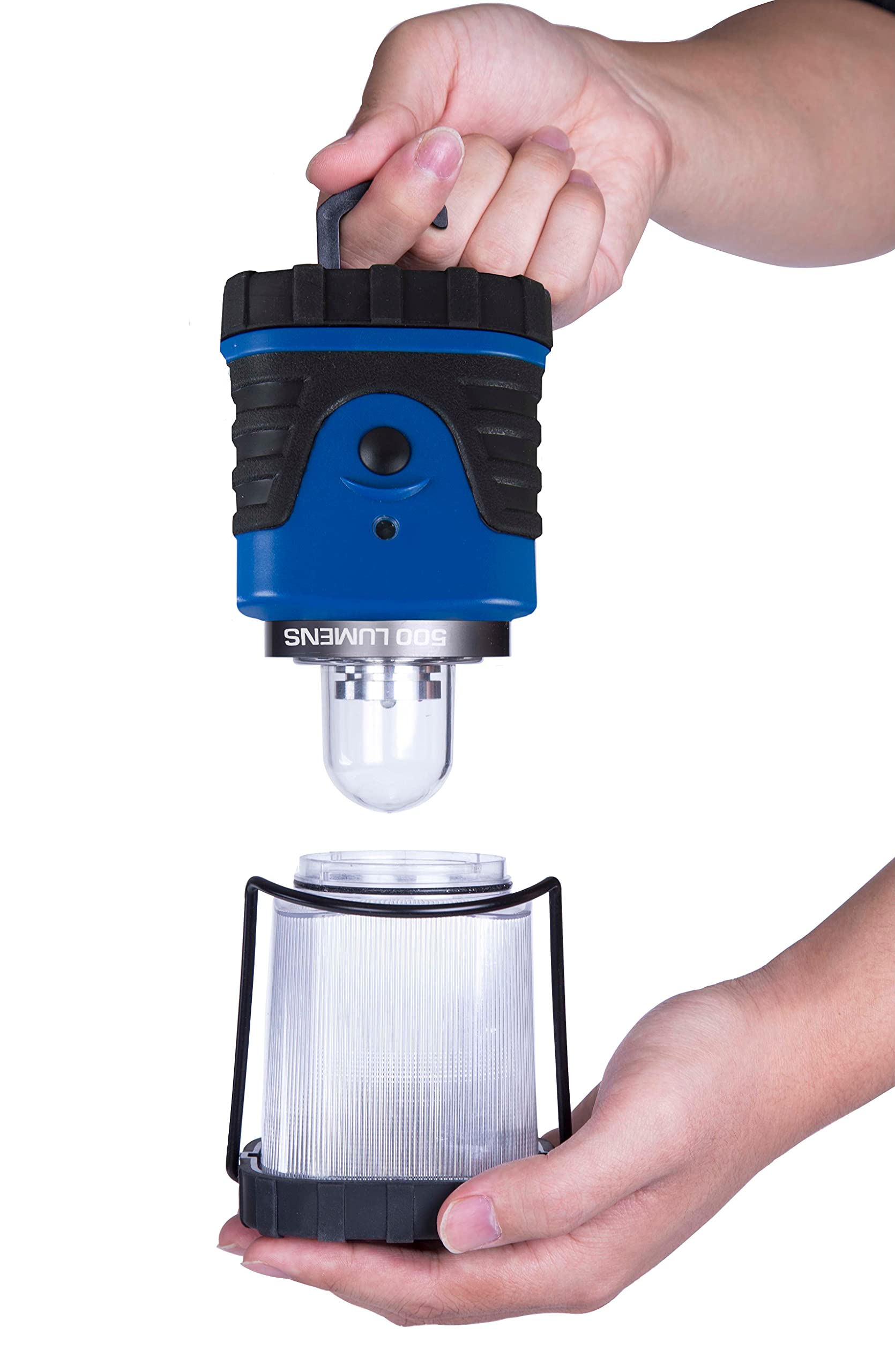 Stansport 500 Lumen Lantern with SMD Bulb, Blue/Black, one Size