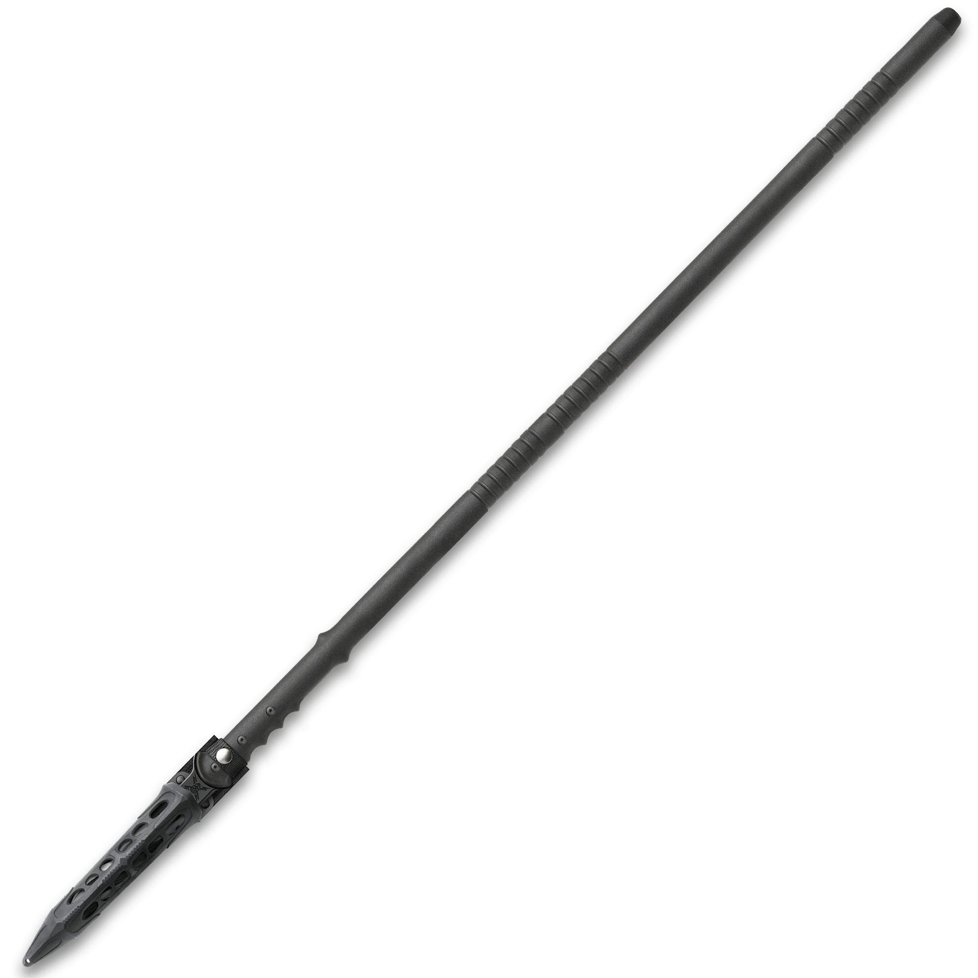M48 Cyclone Spear with Vortec Sheath - Cast Stainless Steel Blade, Tri-Edged, Piercing Point, Glass Fiber Reinforced Nylon Handle, For Hunting and Survival, For Breaching and Prying - Length 48 7/8β