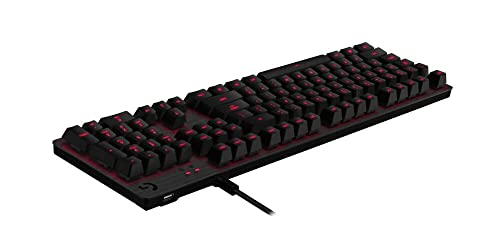Logitech G413 Backlit Mechanical Gaming Keyboard with USB Passthrough – Carbon