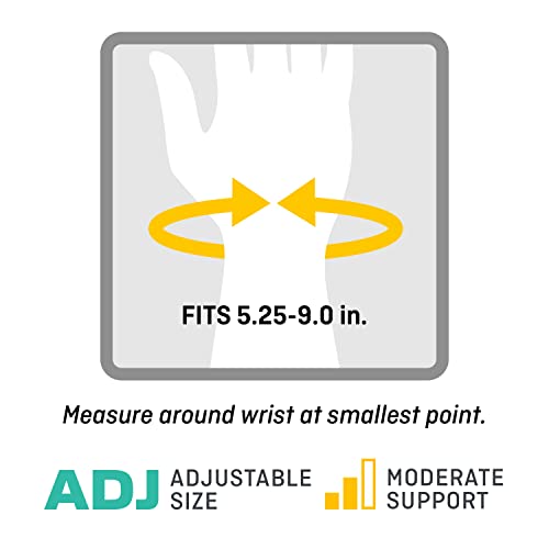 FUTURO Night Wrist Support, Helps Provide Nighttime Relief of Carpel Tunnel Symptoms, Breathable, One Size