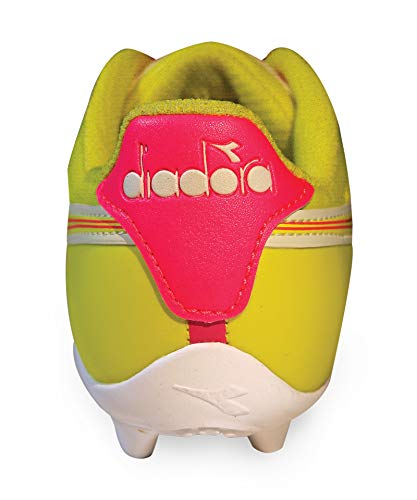 Diadora Kid's Cattura MD JR Soccer Cleats (9 Toddler, Black/Red/White)
