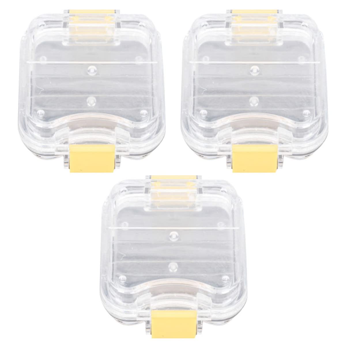 Healeved Denture Container Denture Kit Denture Kit 5Pcs Membrane Tooth Clear Denture Box Plastic Tooth Box Tooth Box Boxes Transparent Membrane Denture Container Denture Tablets Denture Tablets