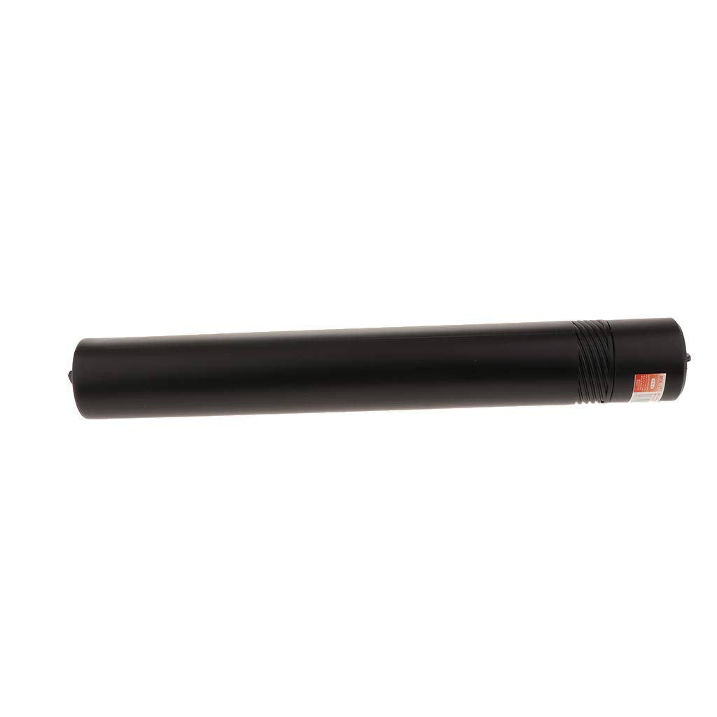 SILIMADE Drawing Tube Blueprint Case Telescoping Art Tube Middle Plastic Black Storage Tube Expands from 20 to 35 Inches Waterproof Poster Tube with Strap