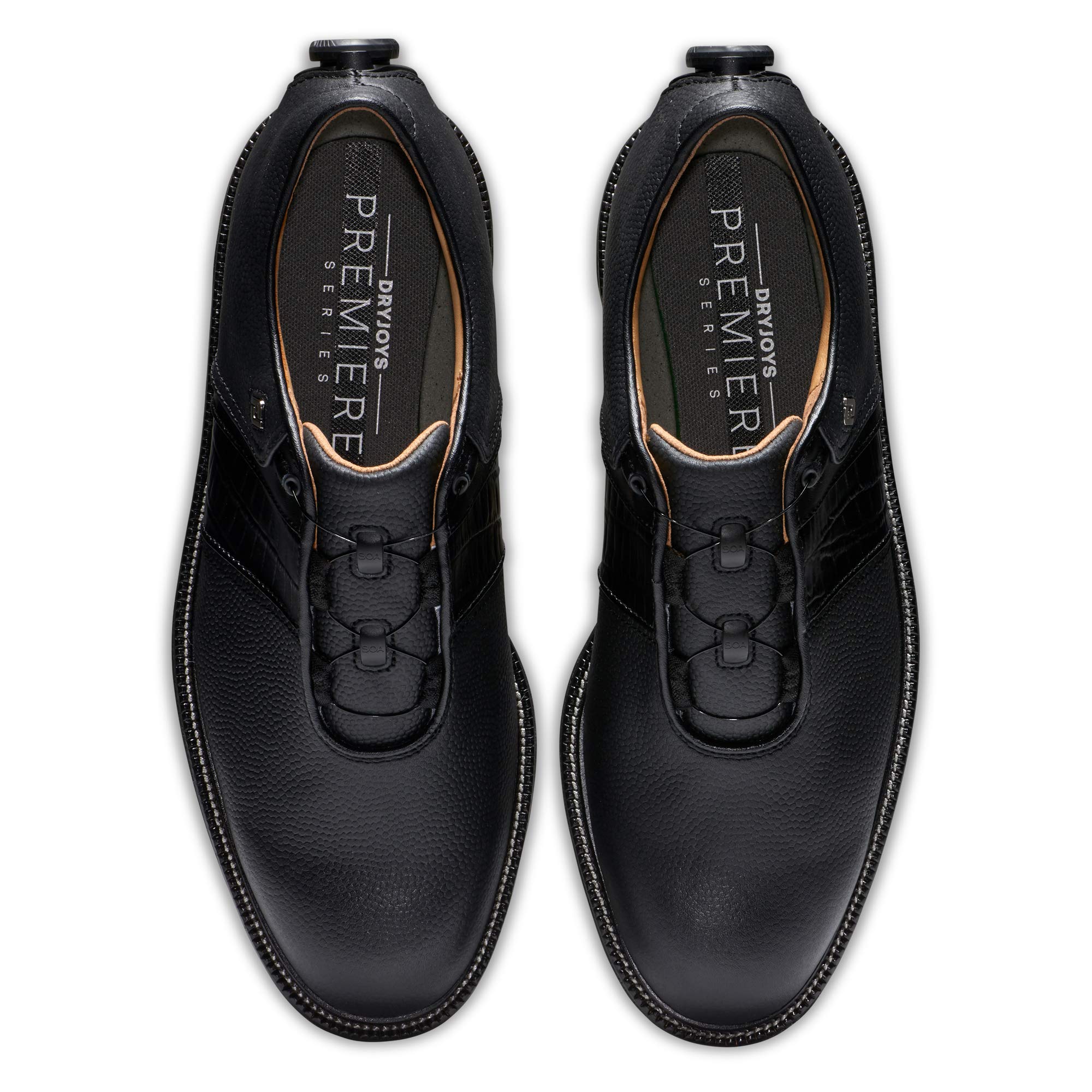 FootJoy Men's Premiere Series-Packard Boa Golf Shoe, Black/Black, 12