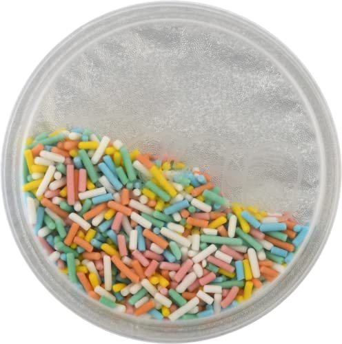 Pillsbury Funfetti Premium Cake Mix, 15.25 oz and Funfetti Vanilla Flavored Frosting, 15.6 oz with By The Cup Spatula Knife