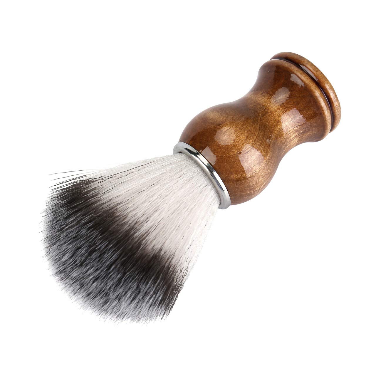 FALETO Stainless Steel Shaving Set, Shaving Brush Stand Holder and Bowl, for Men Wet Shaving