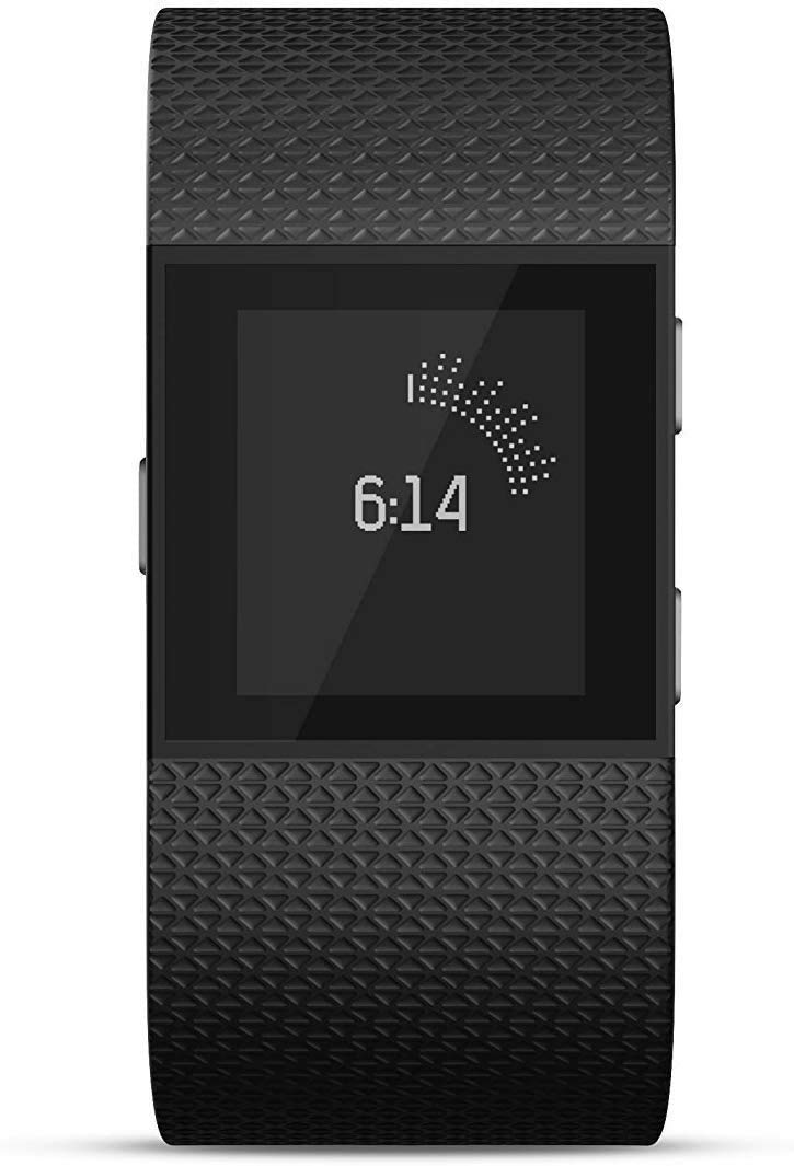 Fitbit_Surge Surge Smart Fitness Superwatch, Large (6.3-7.8 in) (US Version)-Black,with Built-in GPS, Multisport functionality, and Automatic, Continuous Heart Rate