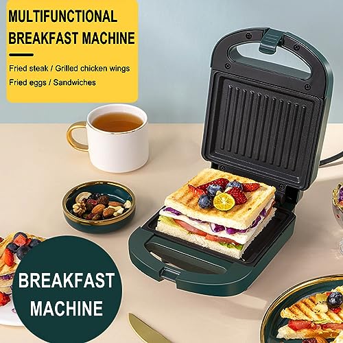 Qiopertar Sandwich Machine, Breakfast Machine, Household Internet Light Food Sandwich Machine, Heated, Bread Frying And Baking Machine