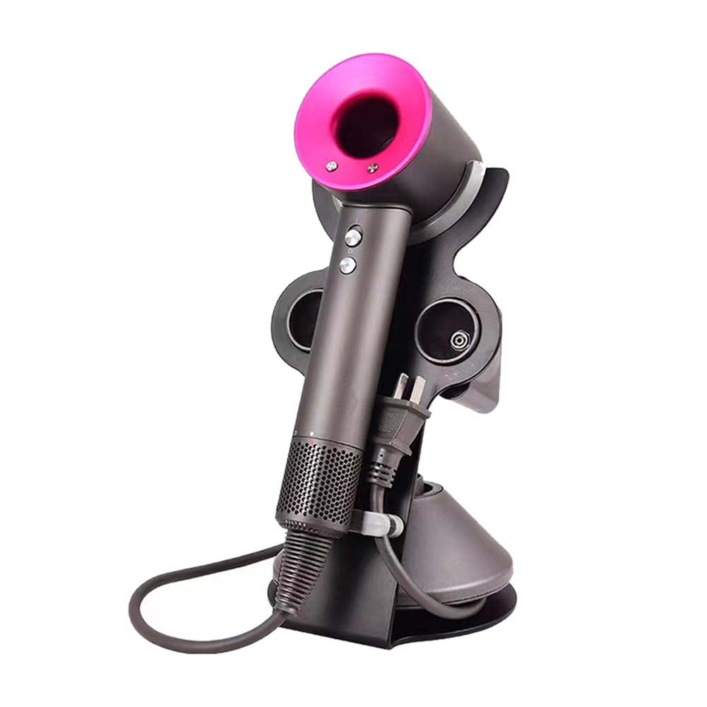 LESAMG Hair Dryer Stand Holder for Dyson Supersonic Hair Dryer,Magnetic Nozzles Storage Organizer Attachments