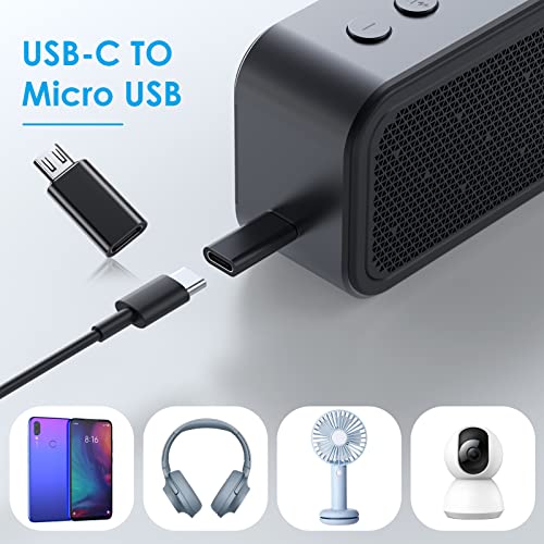 XGWYANT USB to USB C,Type C Female to USB Male,Type C Male to Type C Female,Micro USB,Compatible Mode,IP,Laptop, PC, Power Bank and More Type C Devices(5Pack)