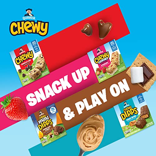 Quaker Chewy Granola Bars, 3 Flavor Variety Pack,58 Count (Pack of 1)