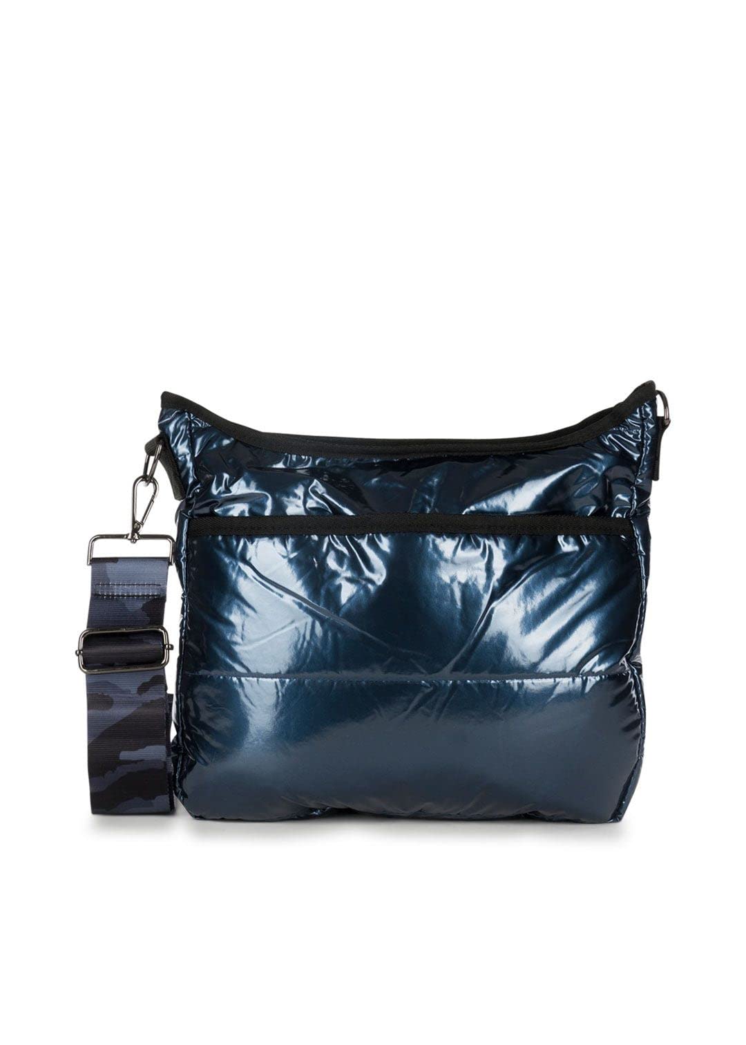 Haute Shore - Perri Acme Puffer Crossbody Bag, Metallic Cobalt Blue