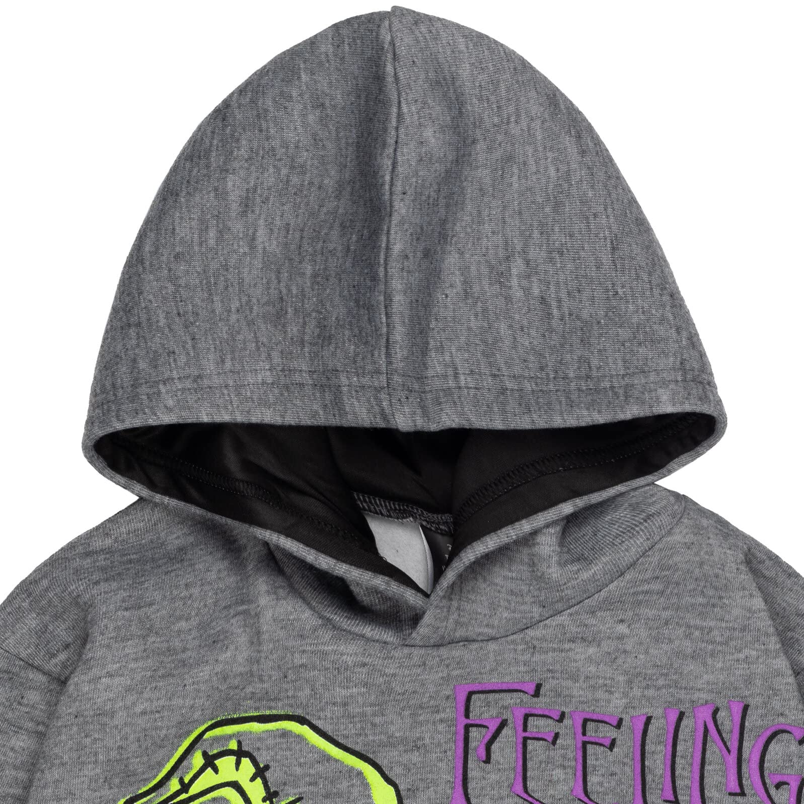 Disney Nightmare Before Christmas Little Boys Fleece Hoodie Grey 7-8