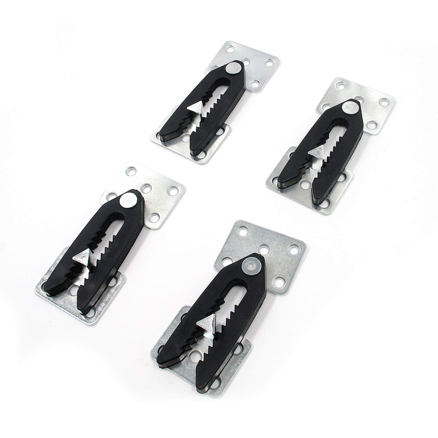 Geesatis 4 PCS Sofa Bracket Tool with Mounting Screws, Silver