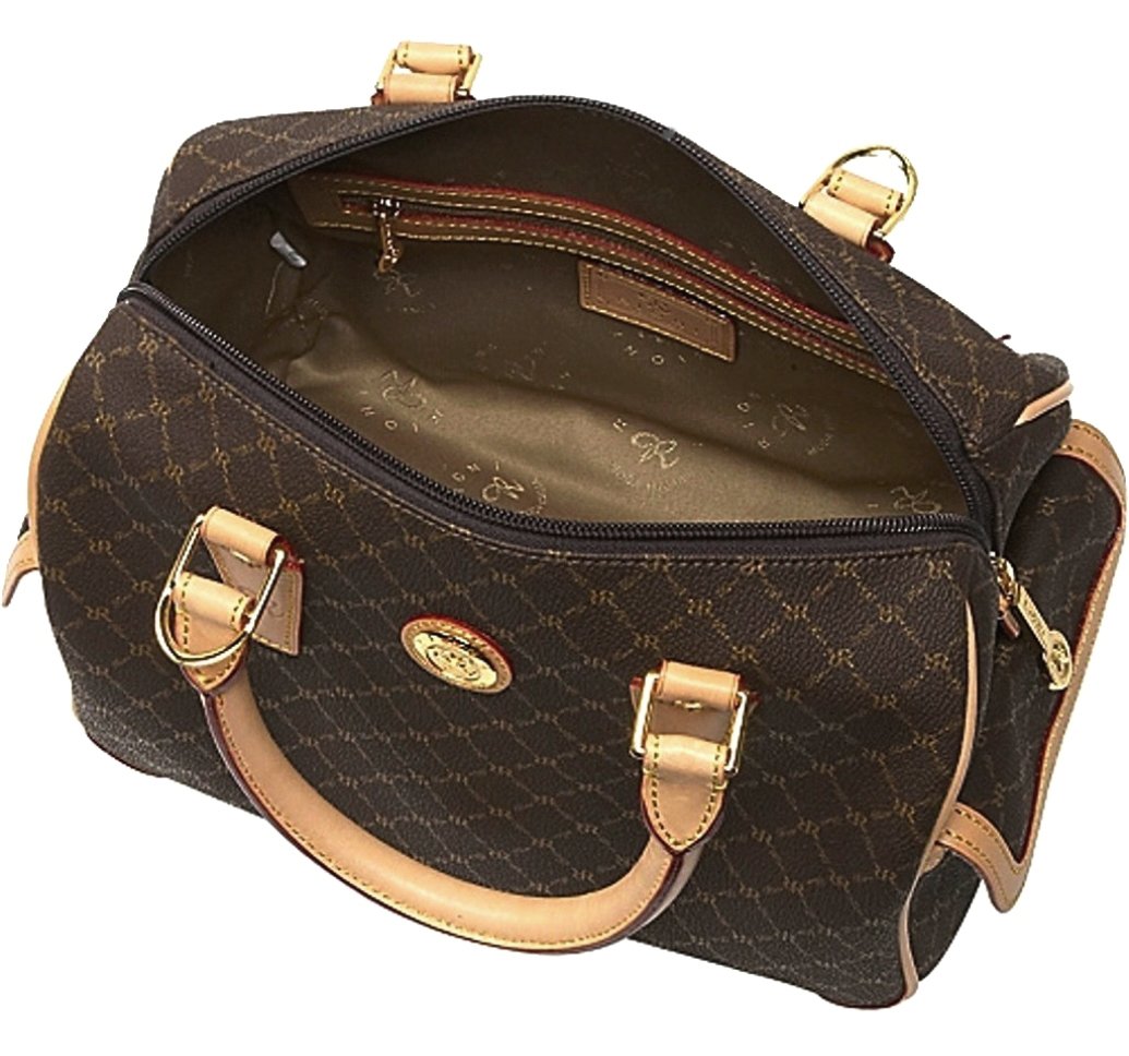 Rioni Signature (Brown) - Large Boston Bag