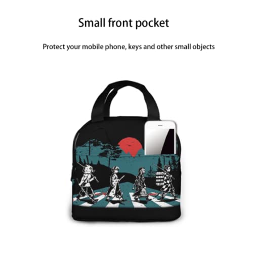 YRPCAI Boys And Girls Anime Lunch Bag Cartoon Reusable Insulation, Refrigerated Lunch Box Storage Bag 3-One Size