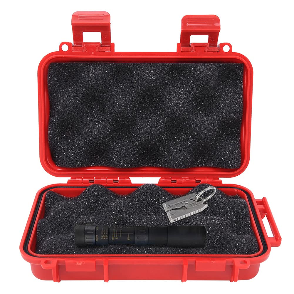 Uxsiya Outdoor Sealing Box,Outdoor EDC Water Proof Pressure Proof Shock Proof Storage Box Survival Equipment Home Outdoor Storage Case