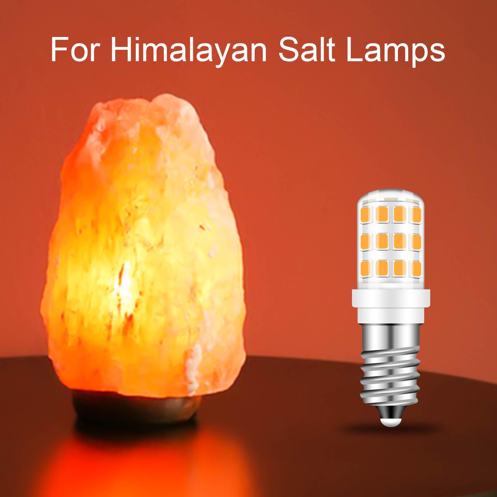LFLAMPON E12 LED 2W Candelabra Led Bulbs Ceiling Fan Light Bulbs C7 Small Base Equivalent 120V 20W-30W Replace Turkish Lamp Dryer Bulb Water Dispensing Fridge Light Salt Light(2 Pack)