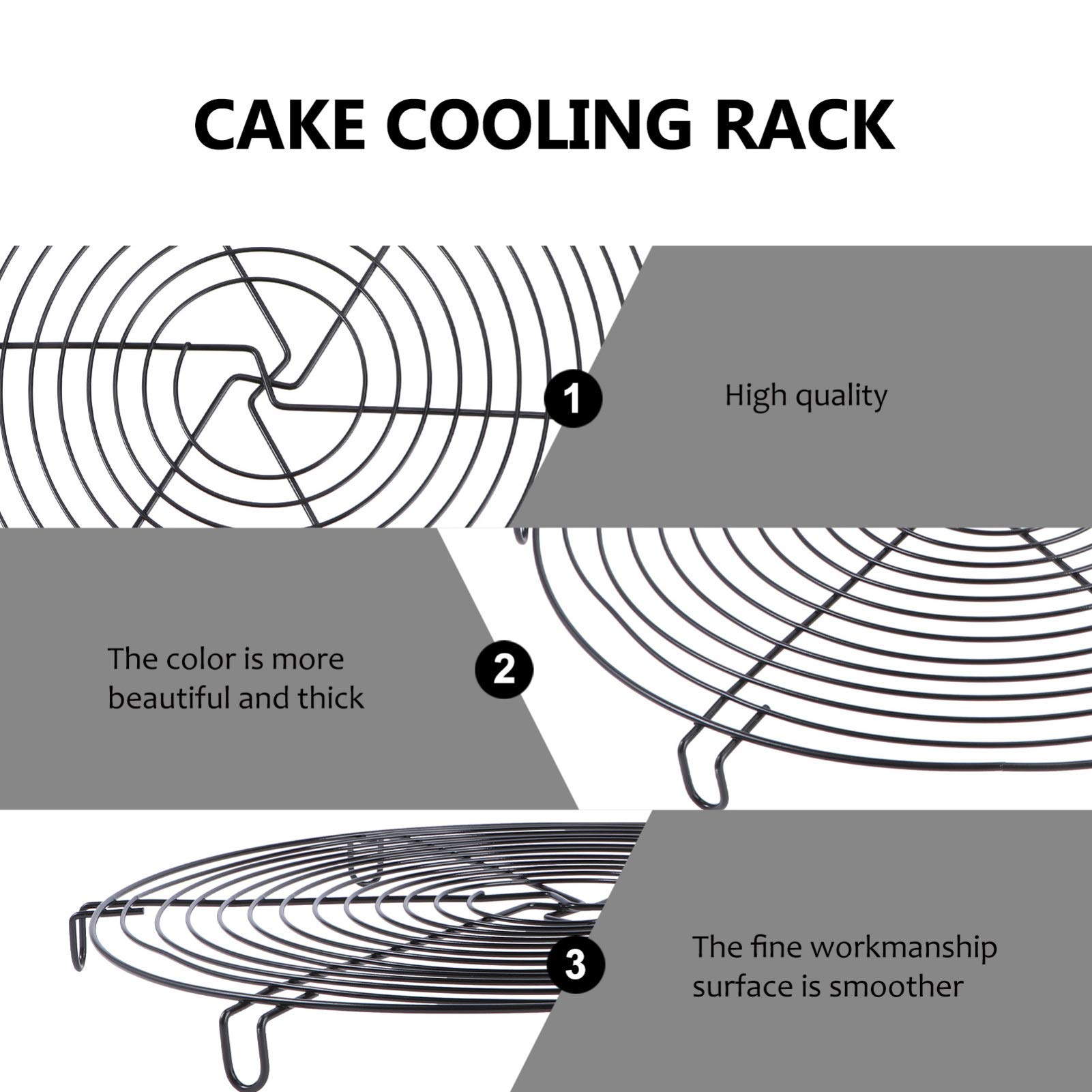 GANAZONO 1pc Cooling Rack Cooling Net Wire Cooling Rack Wire Cooking Racks Steamer Rack Small Cooling Rack Cookie Cooling Rack Shortening for Baking Cooling Tray Oven Rack Iron Food