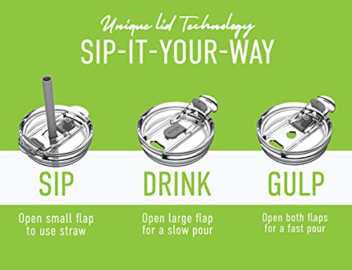 Reduce 40 oz Mug Tumbler, Stainless Steel with Handle