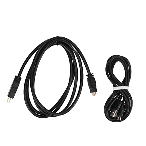 HD Multimedia VGA Input Monitor, 13.3in 100‑240V Metal Capacitive Touch Monitor High Resolution for Games (US Plug)
