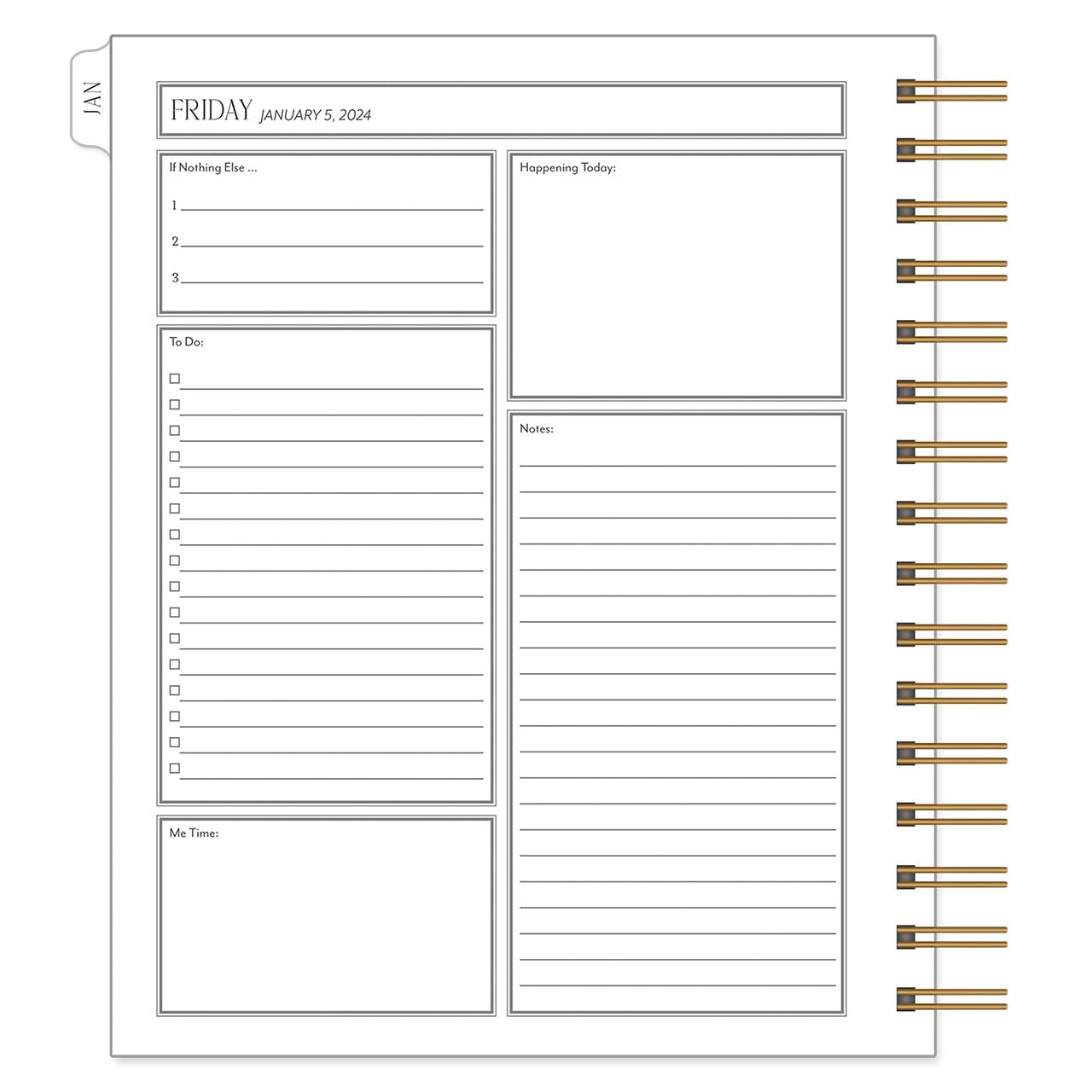 FranklinCovey - La Vie en Rose One Page Per Day Wire-Bound Planner (Jan 2024 - Dec 2024)