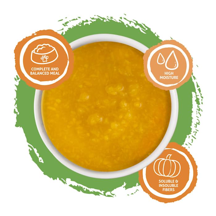 Soulistic Pureed Pumpkin Food Supplement for Cats & Dogs, 1.05 oz., Case of 12, 12 X 1.05 OZ