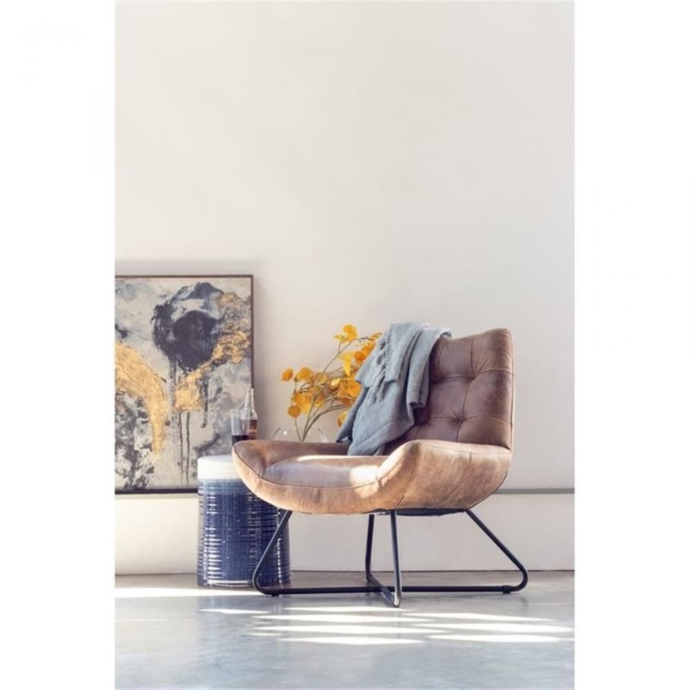 Moe's Home Collection PK-1063-14 Foster Desk Chair, Soft Brown
