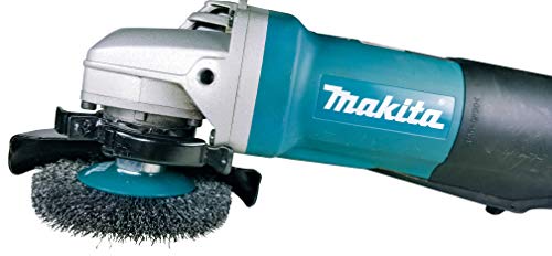 Makita 1 Piece - 4 Inch Crimped Wire Wheel Brush For Grinders - Light-Duty Conditioning For Metal - 4" x 5/8-Inch | 11 UNC