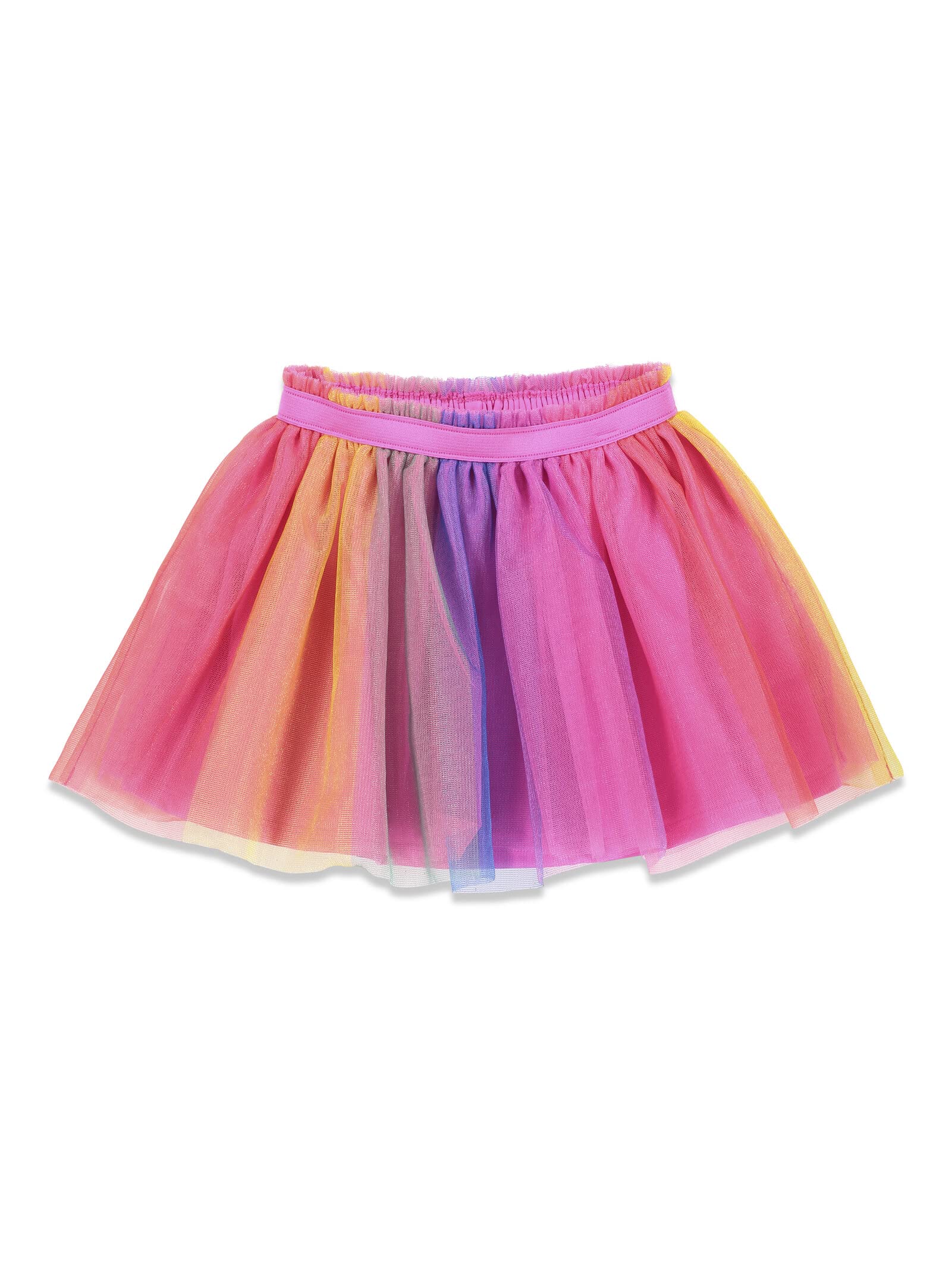 DreamWorks Trolls Poppy Little Girls Ruffle T-Shirt Skirt Headband Set White 7-8